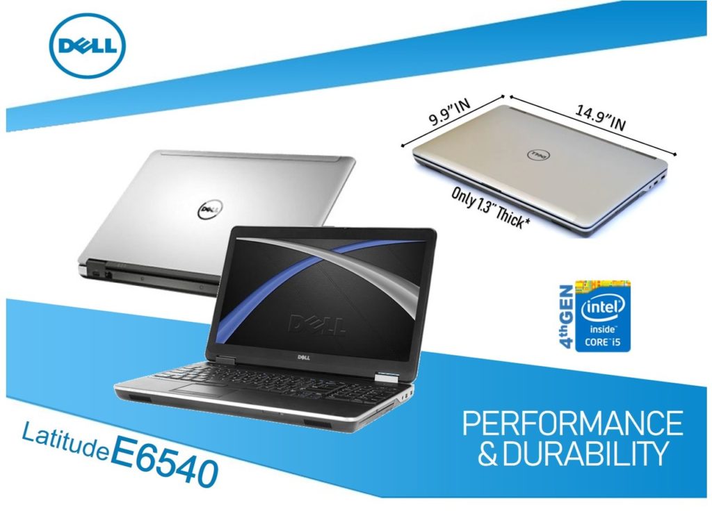 DELL LATITUDE E 6540 15.6 INCH FULL HD – CORE I 5 GEN4 – RAM 16 GB ...