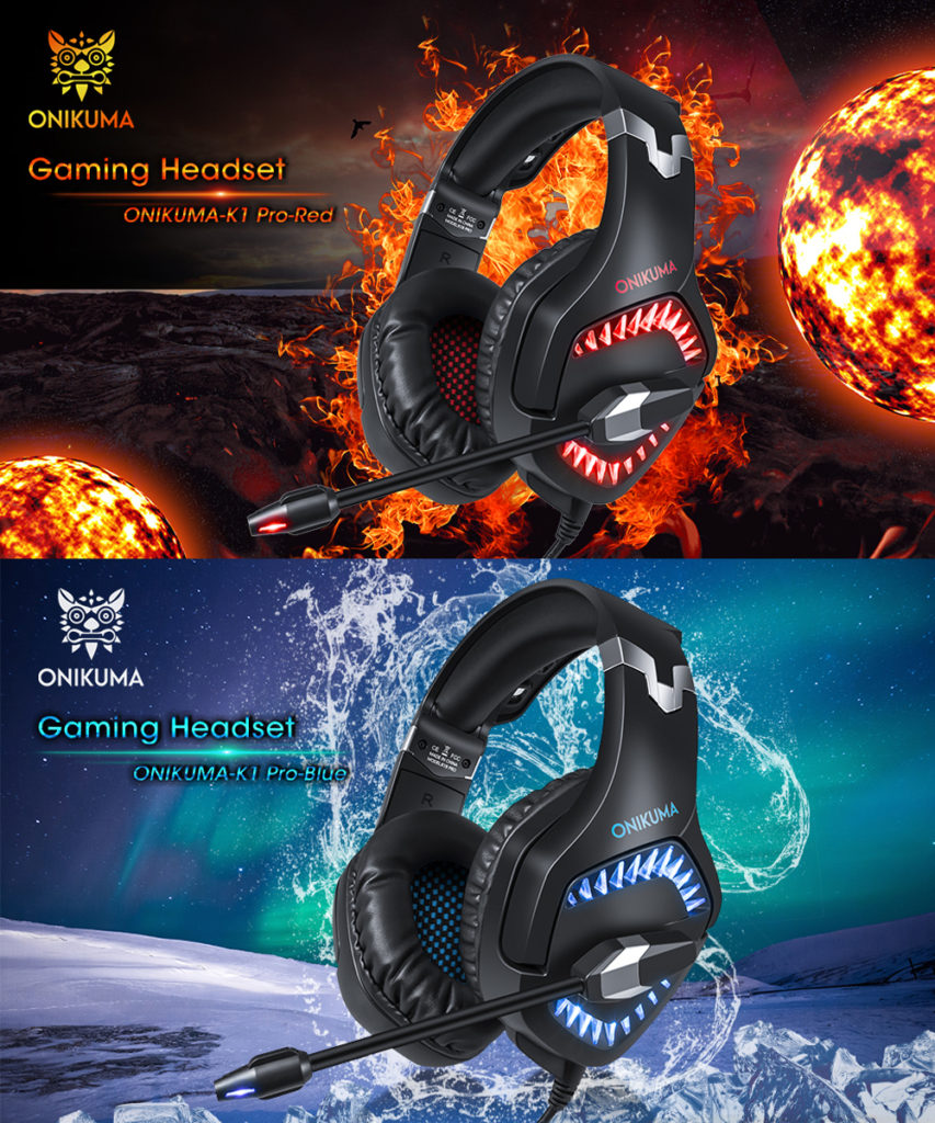 ONIKUMA K1 PRO - LED GAMING - PC XBOX PS4 LAPTOP - Kapidani PCCSERVICE
